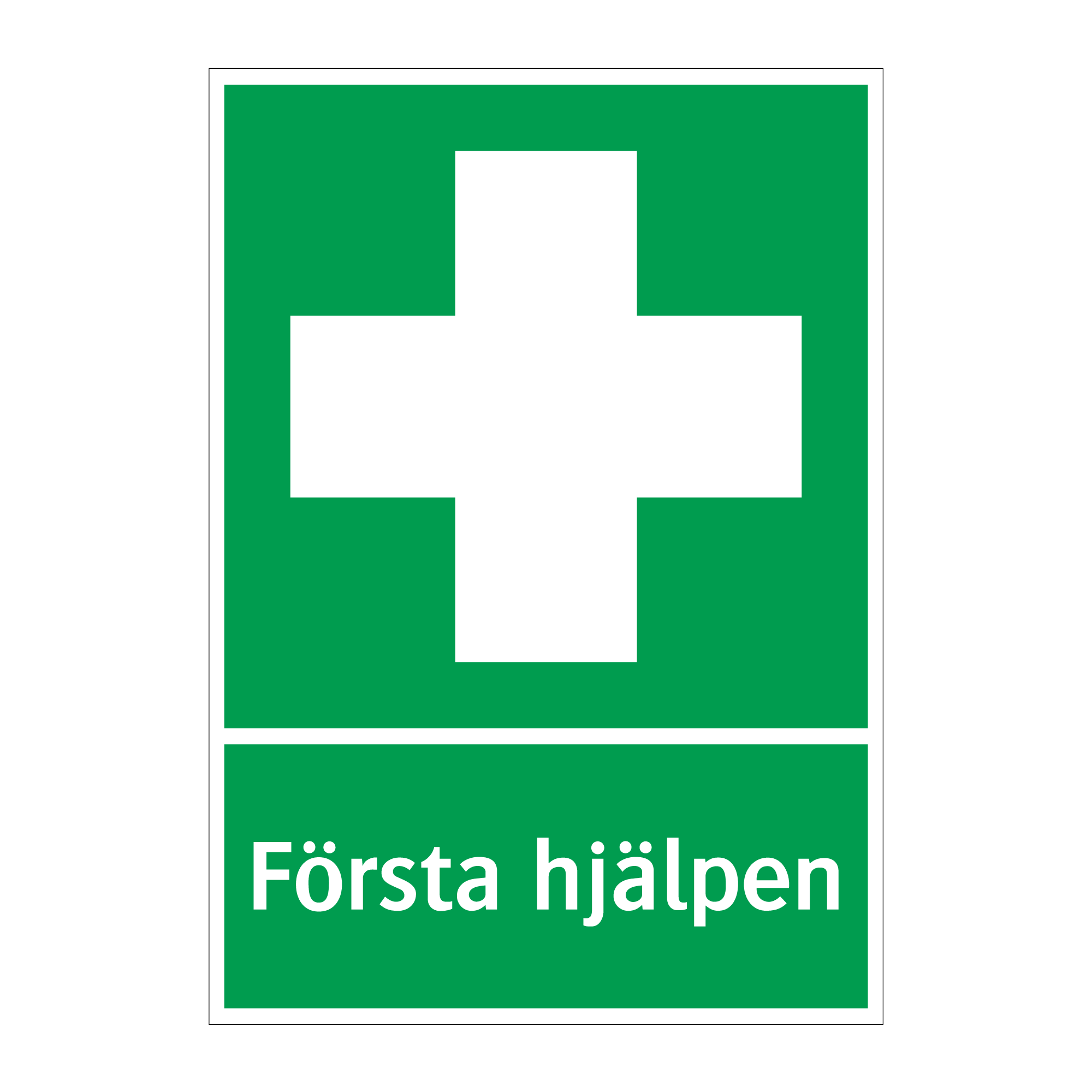 Första hjälpen skylt - Nödskyltar - Skyltcentralen