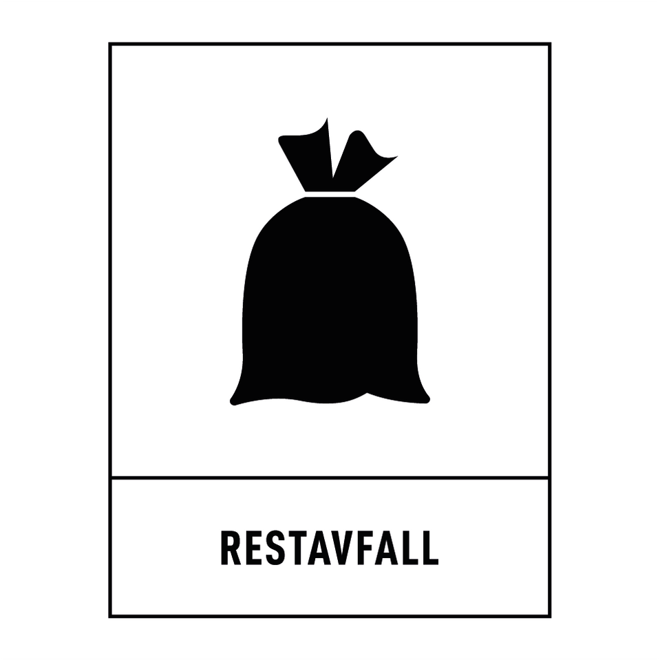 Restavfall— Skyltcentralen