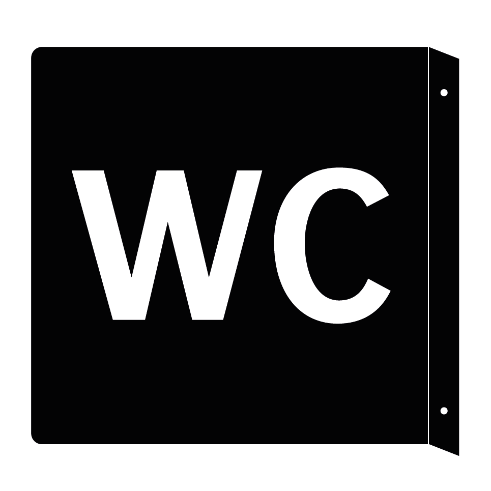 WC - Flaggskylt— Skyltcentralen