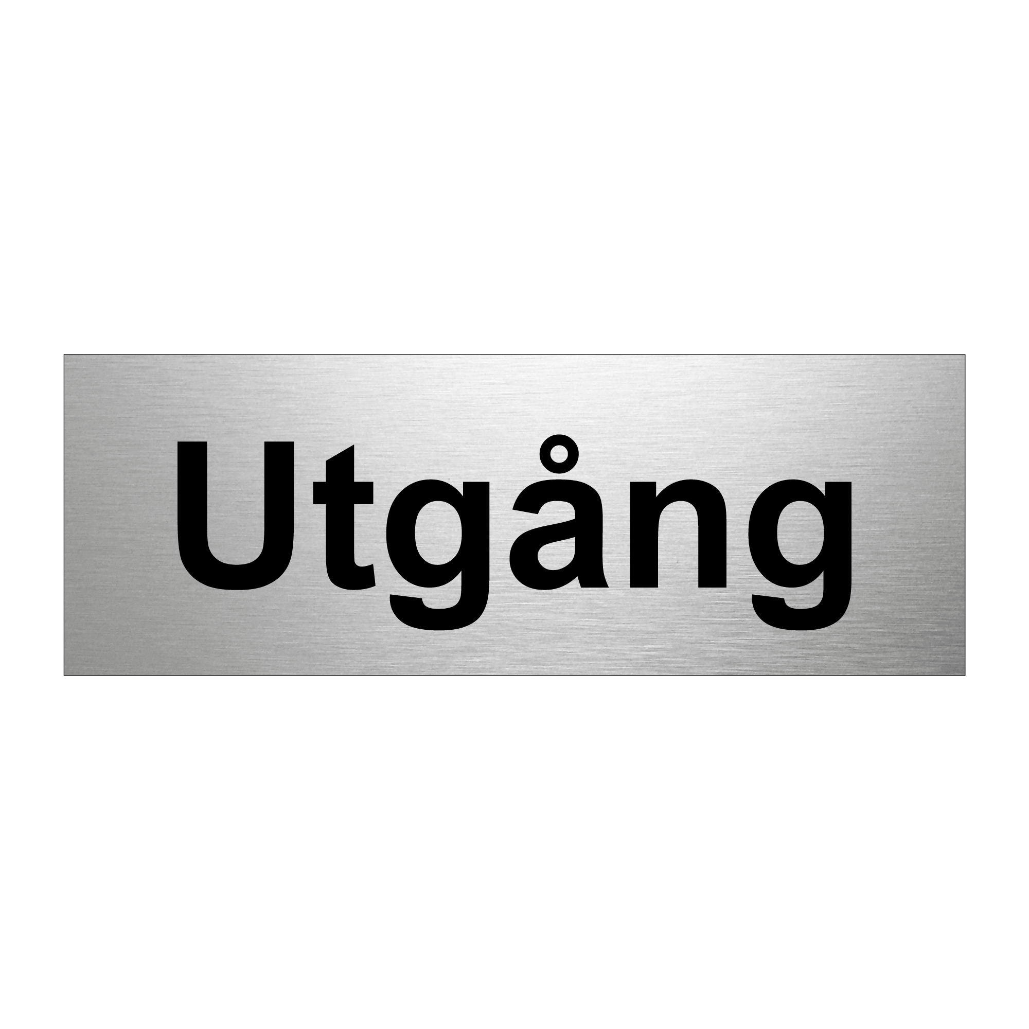 Utgång skylt - Trivsel- och ordningsskyltar - Skyltcentralen